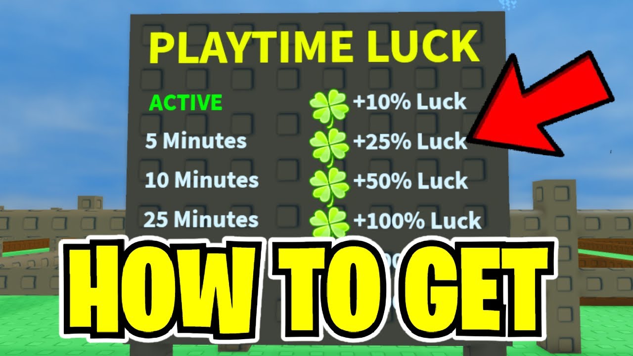 How to GET PLAYTIME LUCK in GROW A GARDEN! ROBLOX - YouTube