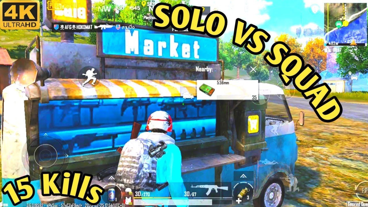 15 Kills | Solo Vs Squad | PUBG Mobile GamePlay Day - 28 | Bread - YouTube