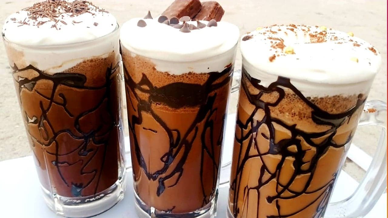 Chocolate Milkshake || Kit Kat Milkshake || Bounty Milkshake || 3 ...