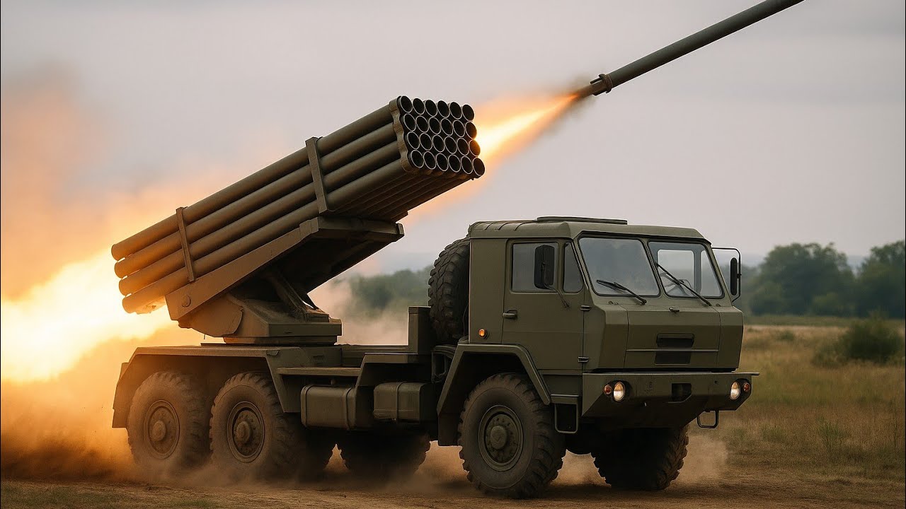 Cambodia Force RM-70 Rocket Launcher Firing | War Drill Scene | Live ...