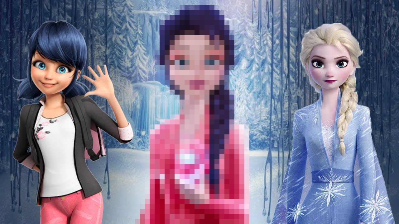 LadyBug as Elsa from Frozen 2 | Miraculous LadyBug&Frozen 2 Crossover ...