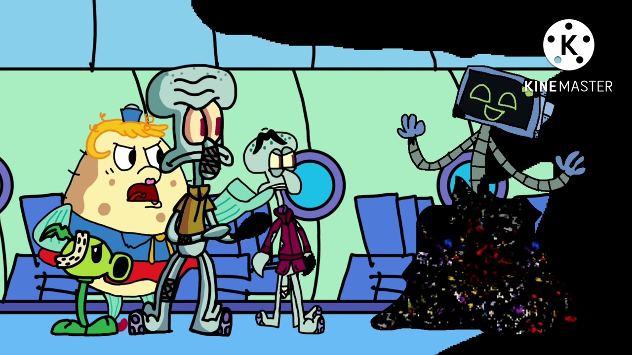 Fnf - Pibby X SpongeBob Takeover concept: Glitch Karen Vs Squidward And ...