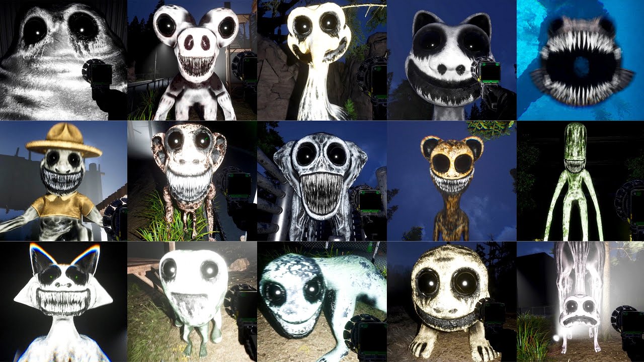 ZOONOMALY ALL Monsters + Jumpscares - YouTube