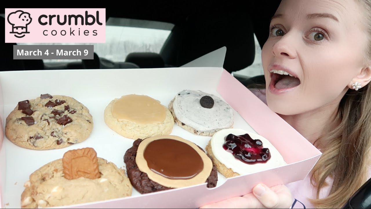 trying CRUMBL COOKIES this week | cookies & cream milkshake, buckeye ...