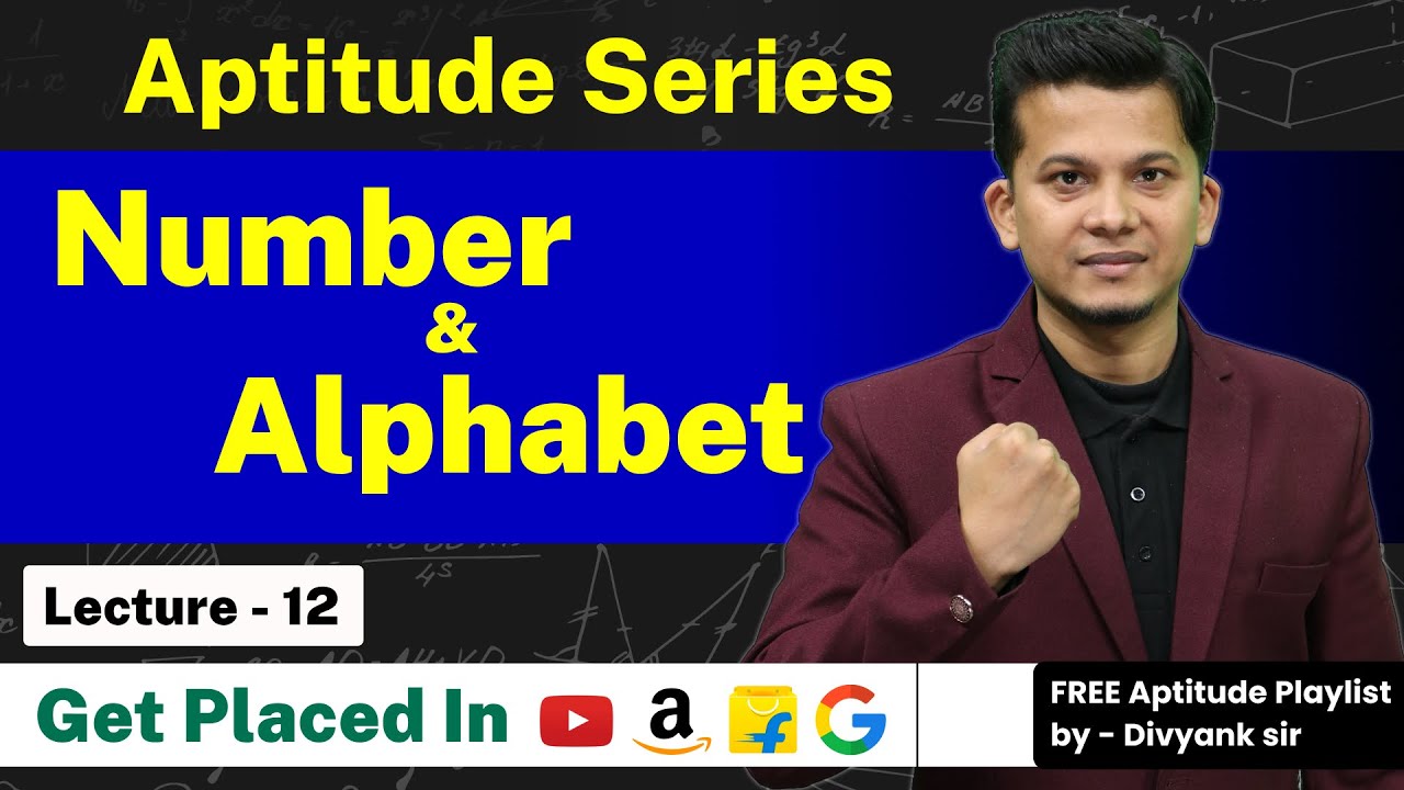 Day 12: Solving Aptitude Questions | Number and Alphabetical series ...
