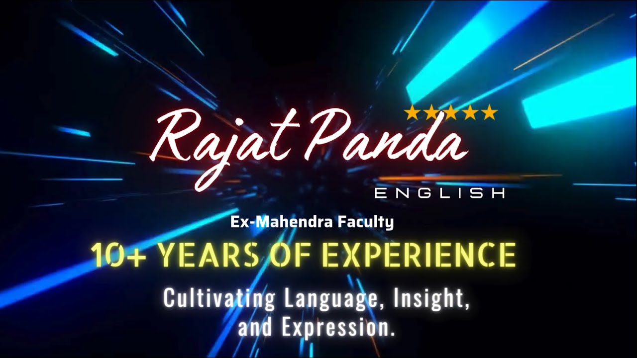 Rajat Panda : English Dept. - Pinnacle Group of Institutions - YouTube