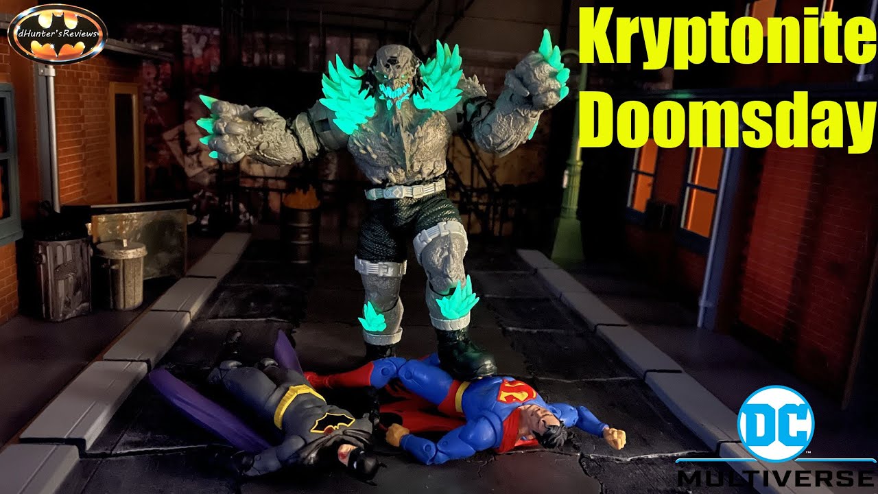 McFarlane DC Multiverse Kryptonite Doomsday Glow In The Dark Megafigure ...