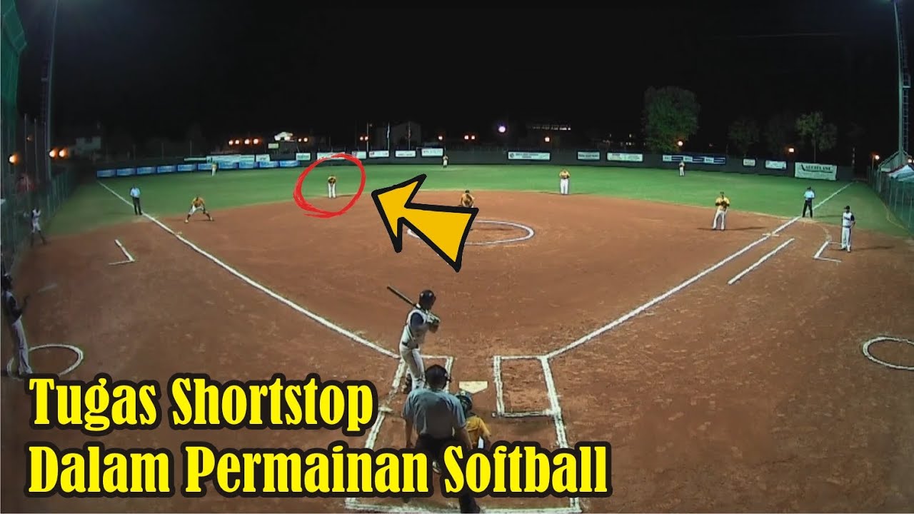 Tugas Shortstop Dalam Permainan Softball - YouTube