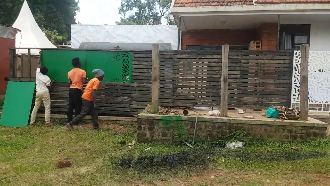 Cnc wooden fence construction by WallZStudio - YouTube