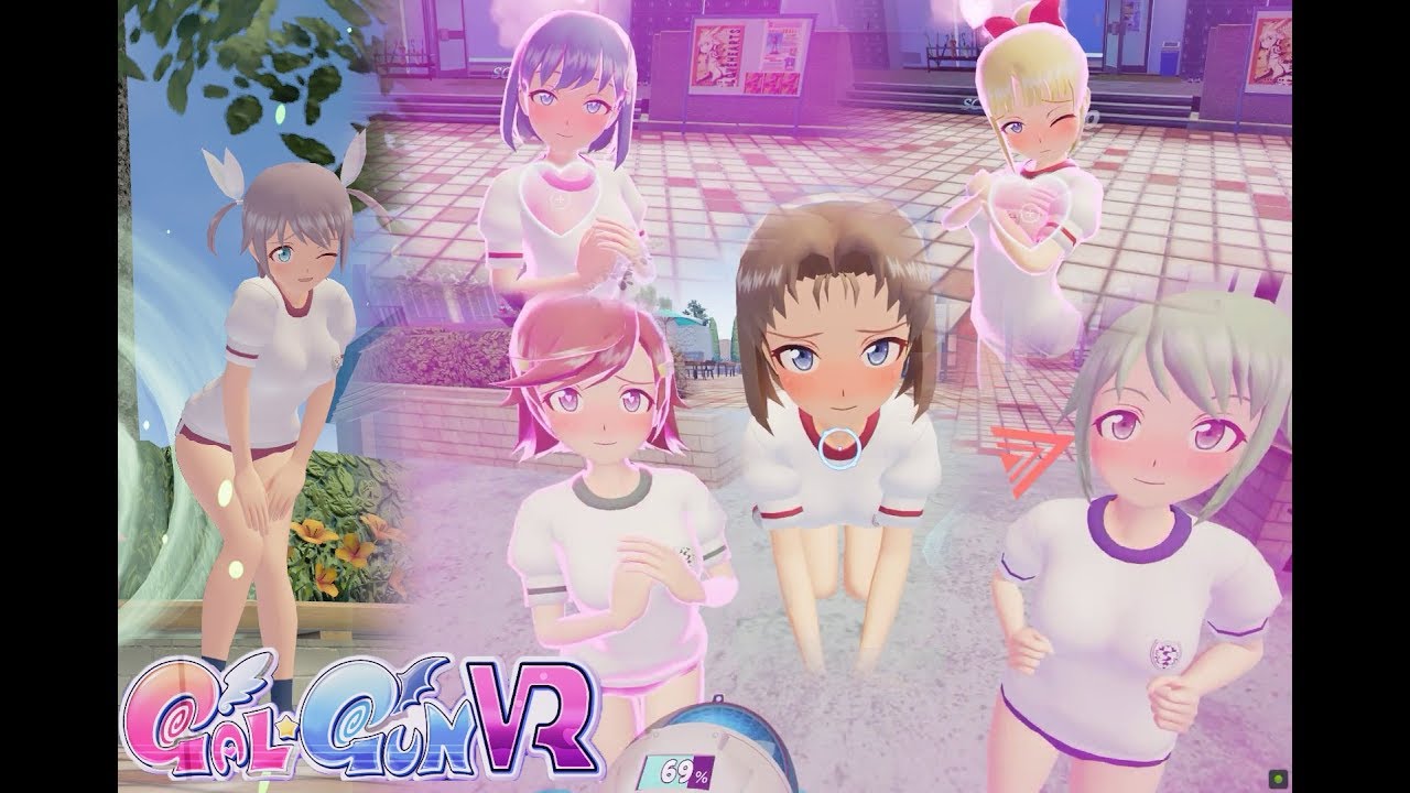 Gal*Gun VR Gym Entrance Normal Route HD - YouTube