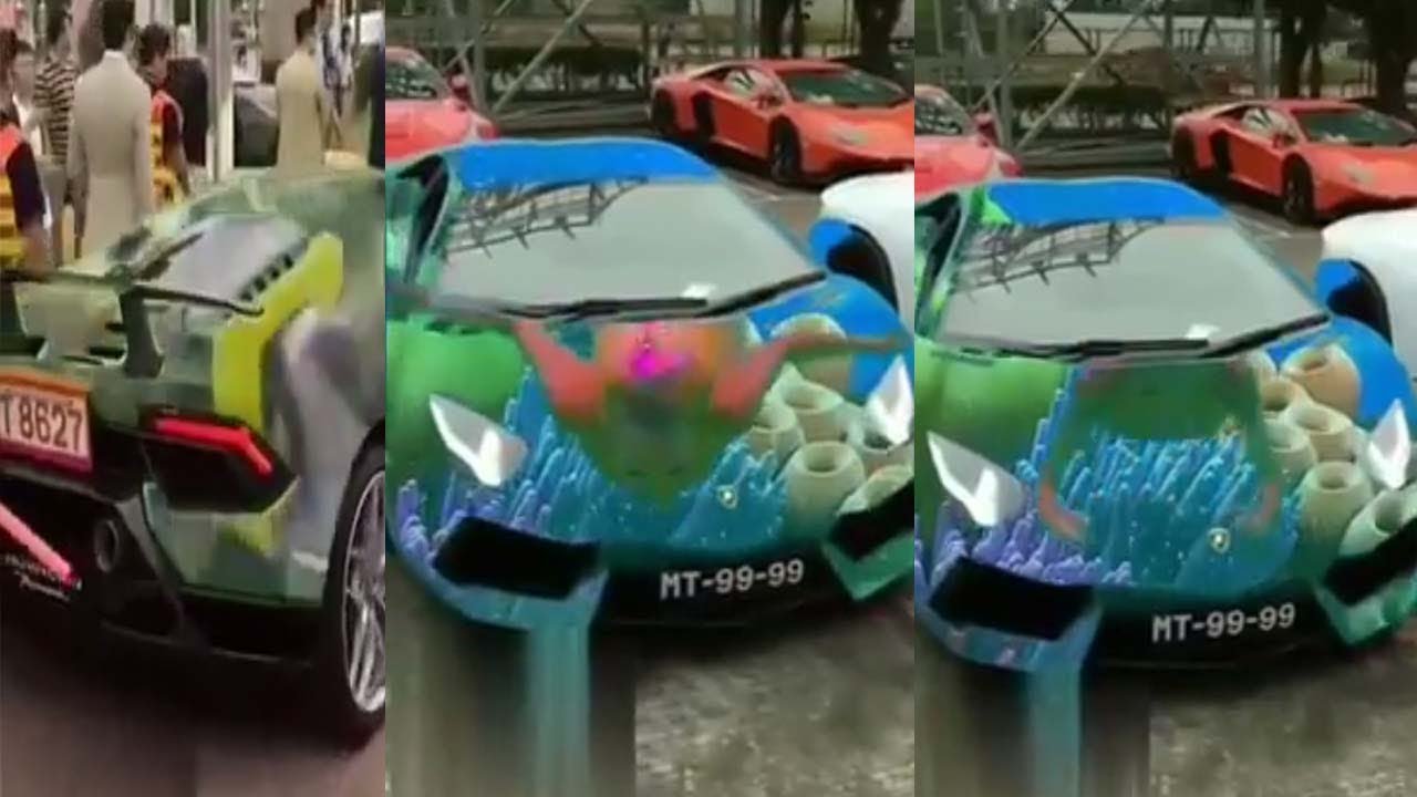 AMAZING CAR|| Ferrari LED Screen Body Playing Video Songs On Car Body ...
