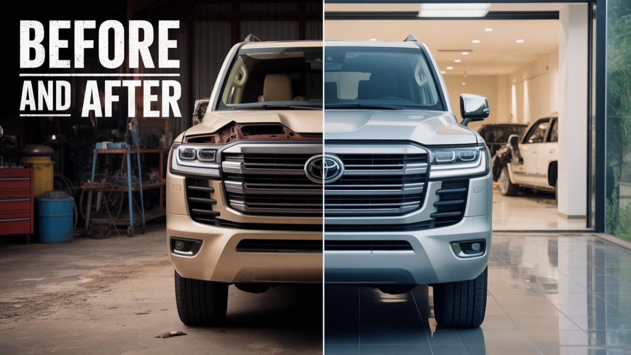 Full Restoration: Crashed Toyota Land Cruiser to Luxury Super SUV - YouTube