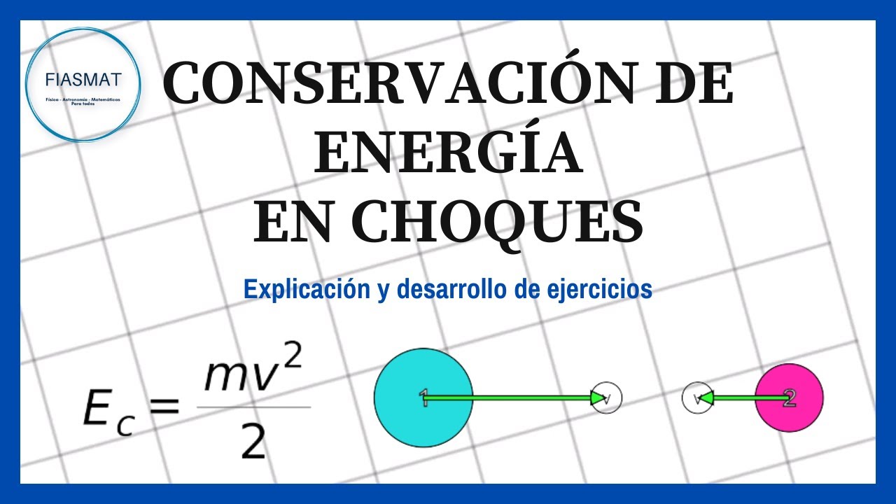 Conservación De Energía En Choques Elásticos Cálculo De Velocidad