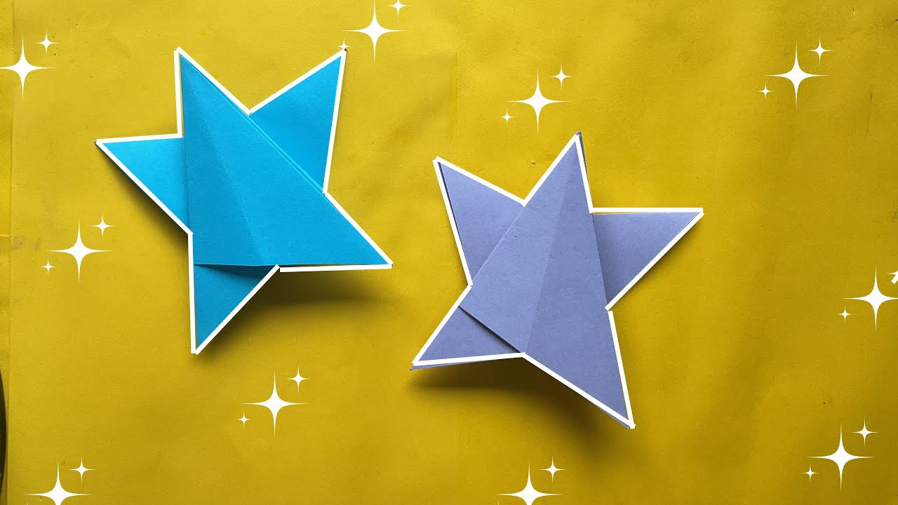 ORIGAMI NATALE: STELLA DI NATALE DI CARTA ★ (Origami semplici 3 minuti ...