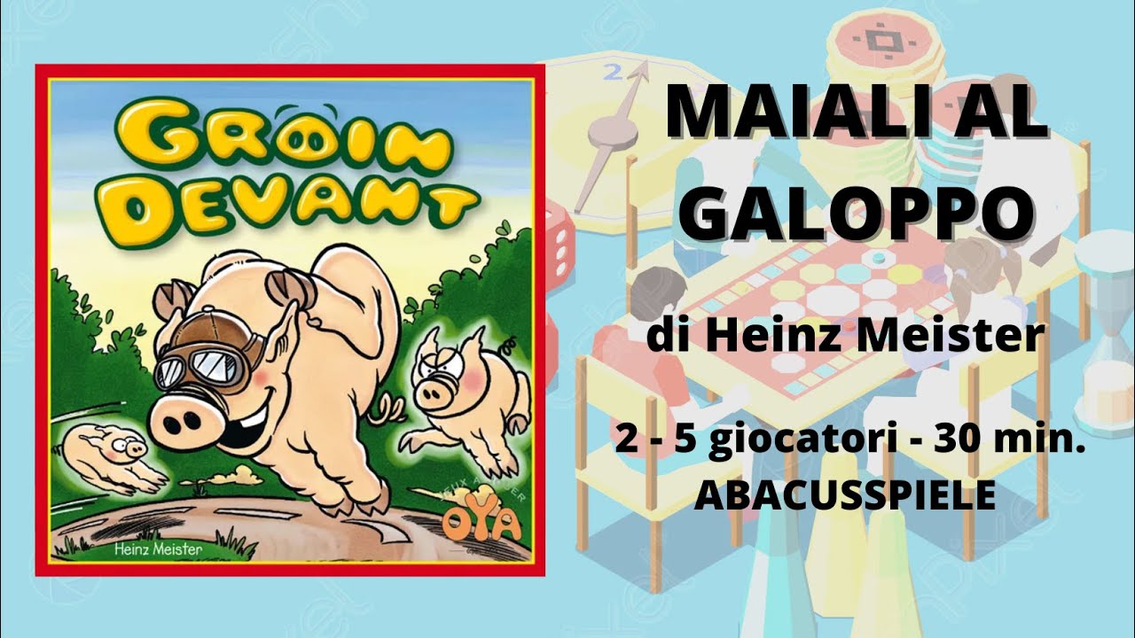 Maiali al galoppo (gioco da tavolo) - Tutorial italiano - YouTube