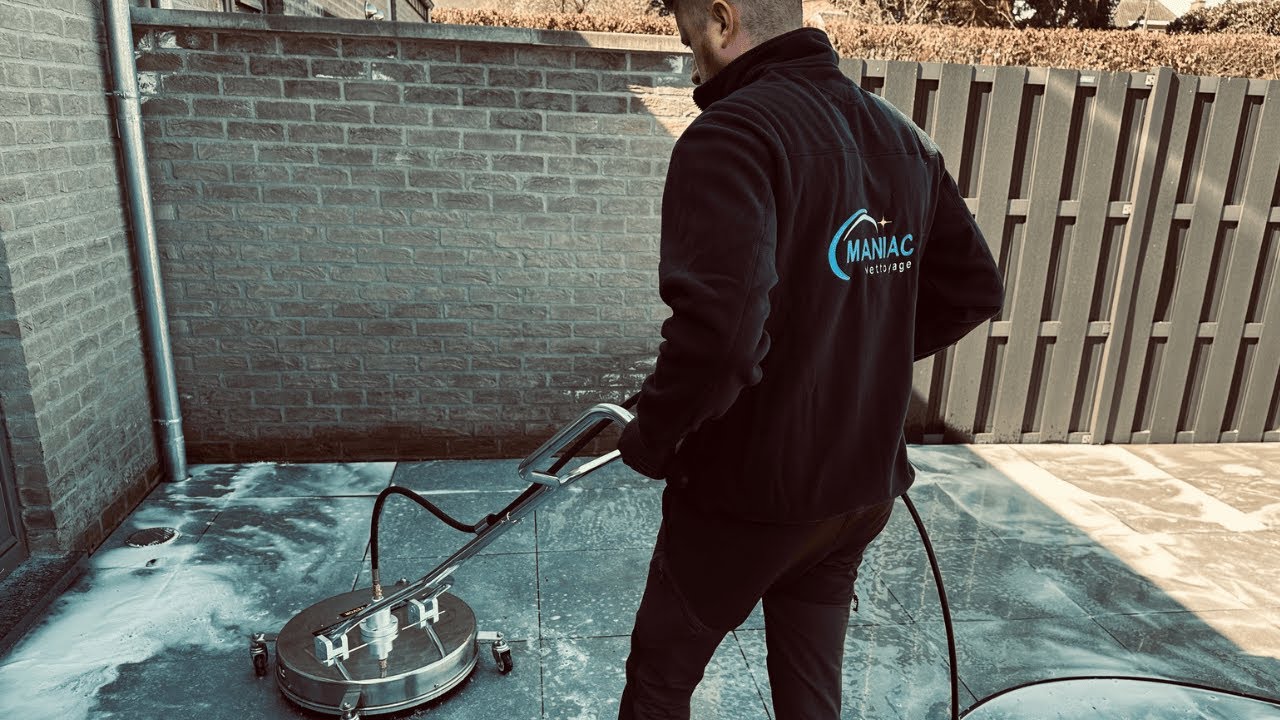 Nettoyage terrasse à haute pression - karcher | Démonstration - YouTube