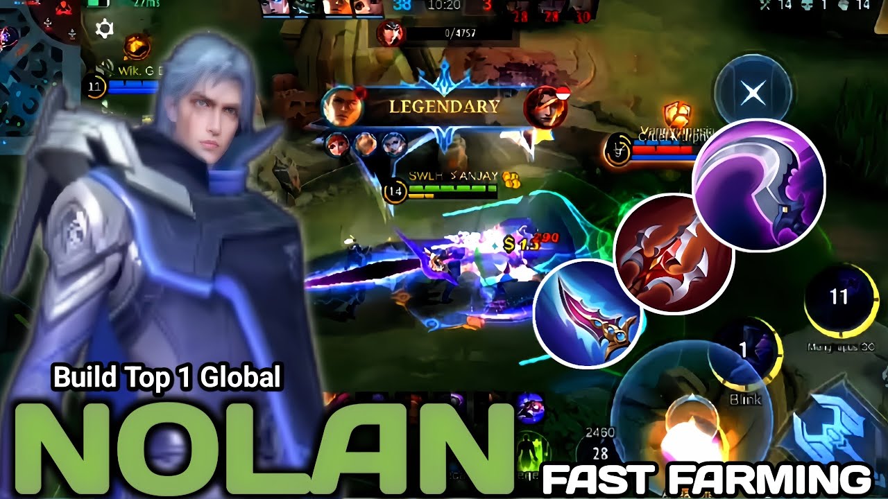Best Build Nolan | New Hero Nolan Fast Farming ~ MLBB - YouTube