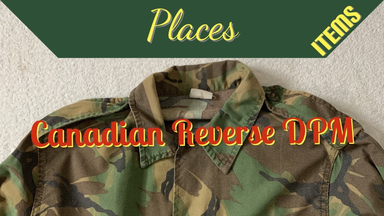 Canadian Reverse DPM jacket - YouTube