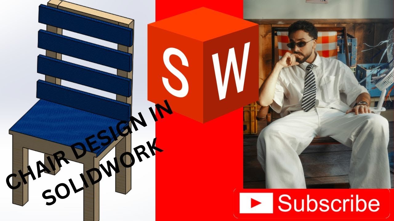 SOLIDWORK TUTORIALS IN KINYARWANDA HOW TO DESIGN A CHAIR By Gratien - YouTube
