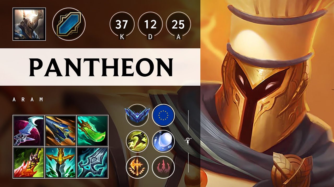 Pantheon ARAM - EUW Diamond Patch 25.18 - YouTube