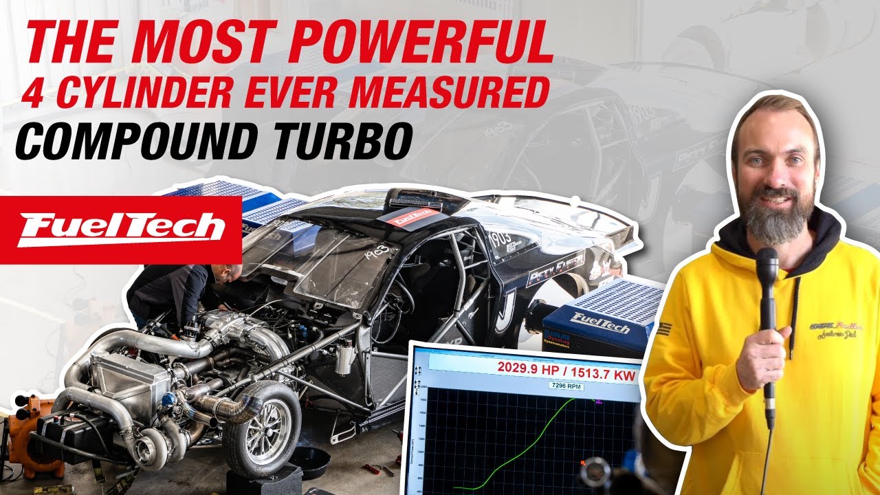 UNIQUE 4 Cylinder Big Block Volkswagen | COMPOUND TURBO - YouTube