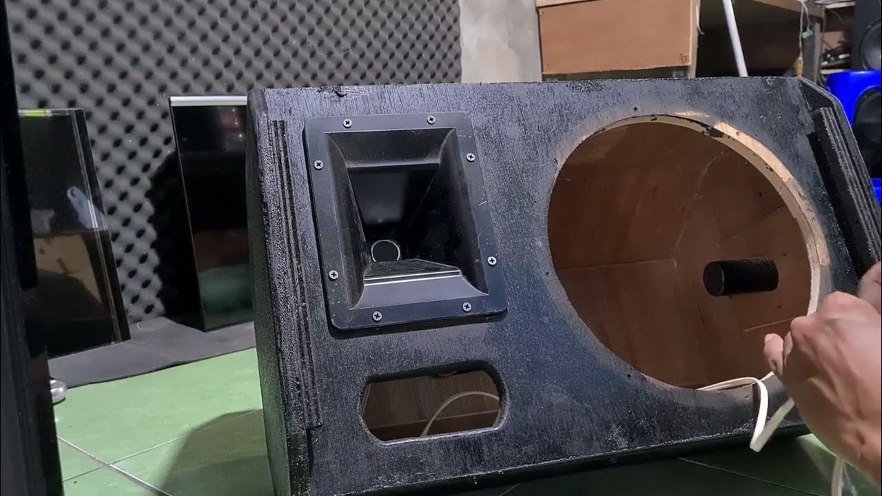 merakit speaker monitor pasif menggunakan ashley 12v300 - YouTube