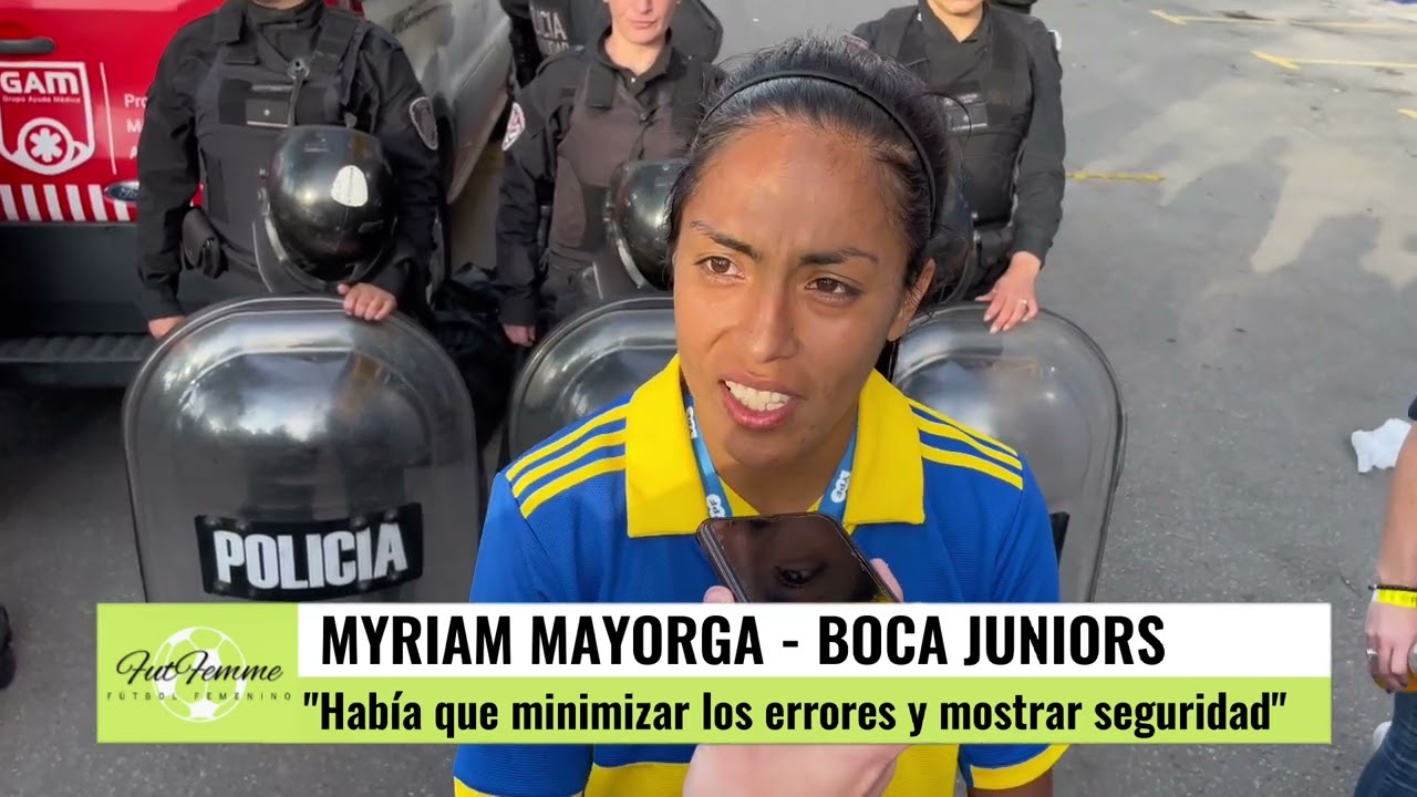 #CampeonatoYPF |Boca 2-1 UAI| Myriam Mayorga: "Había que minimizar los ...