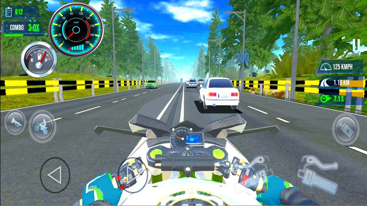 High-Speed Moto Rush: 3D Traffic Racing" Moto Traffic Racing 3D - Android Gameplay - YouTube