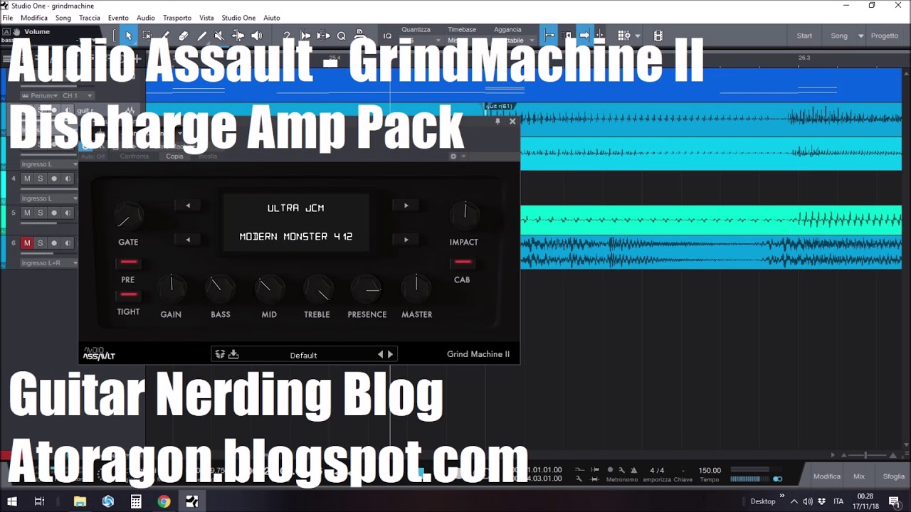 Audio Assault - Grindmachine II Discharge Amp Pack - YouTube