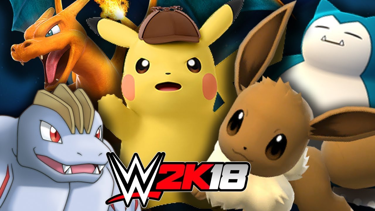 Pokemon Royal Rumble WWE 2K18 | Pokemon Let's Go! Rumble! feat ...