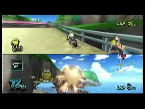 Mario Kart Wii - Multiplayer Fun Part 8 - YouTube