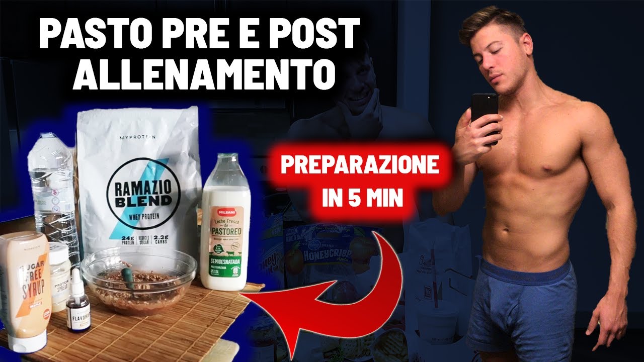 3 Idee Rapide || Pasto Pre e Post Workout *Scientifico* - YouTube