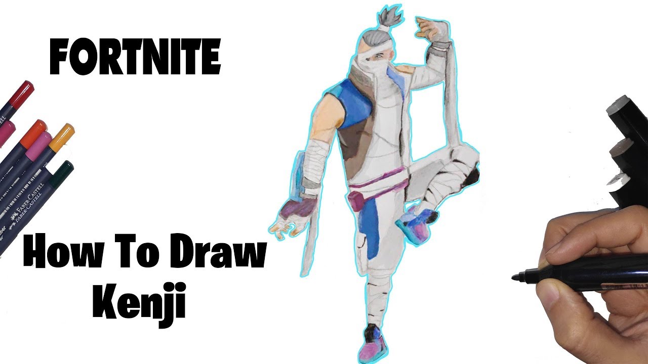 Drawing Kenji (FORTNITE) - YouTube