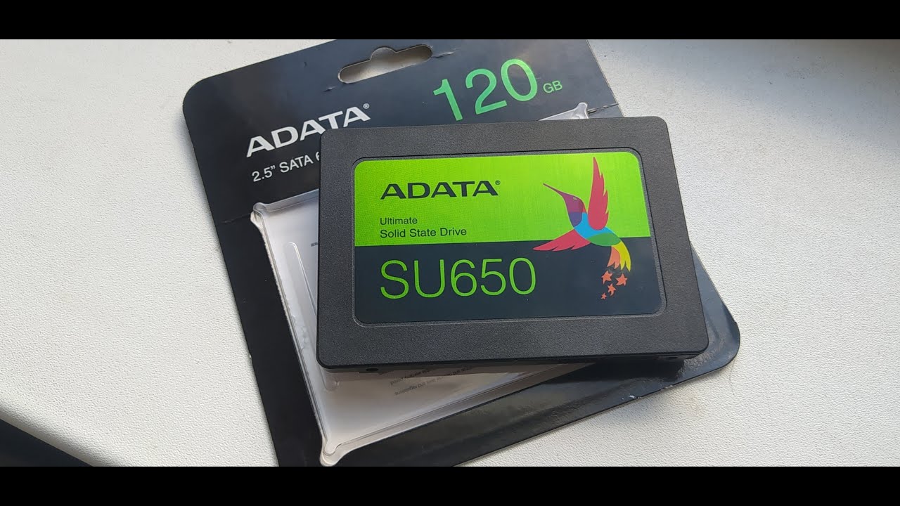 ssd ADATA SU650 120gb - YouTube
