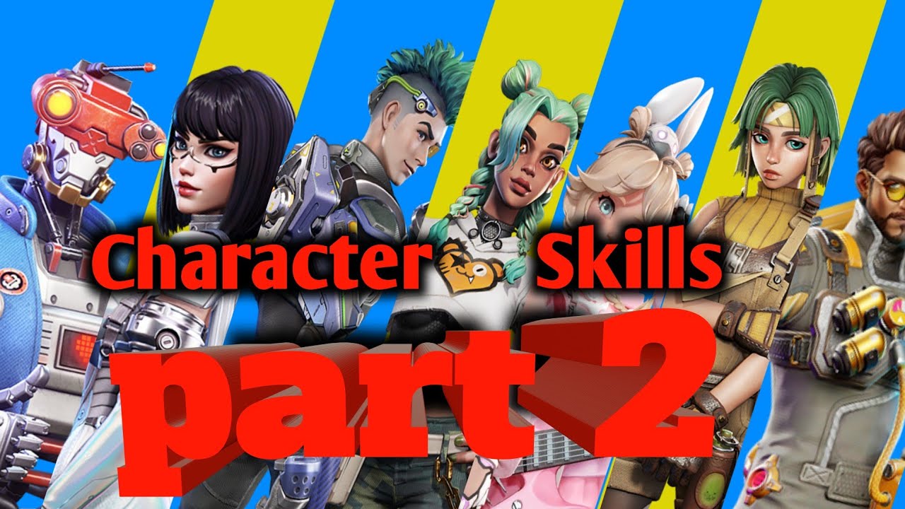 farlight 84 || all scout and support character skills details || sunil ...