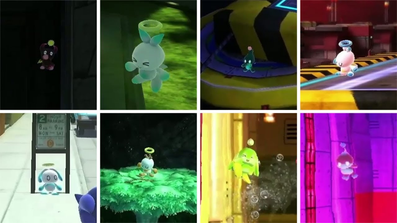 All 54 Chao Locations - Sonic X Shadow Generations - YouTube
