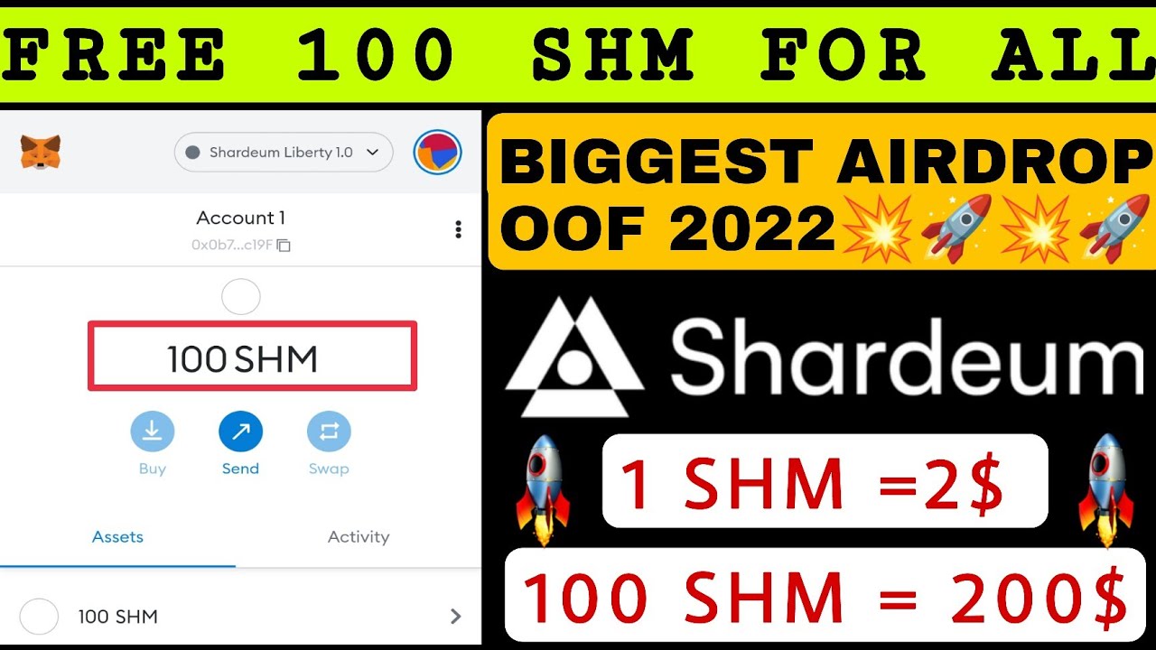 SHAREDEUM AIRDROP WORTH 200$ | WAZRIX 2ND COIN| BIGGEST AIRDROP OF 2022 ...