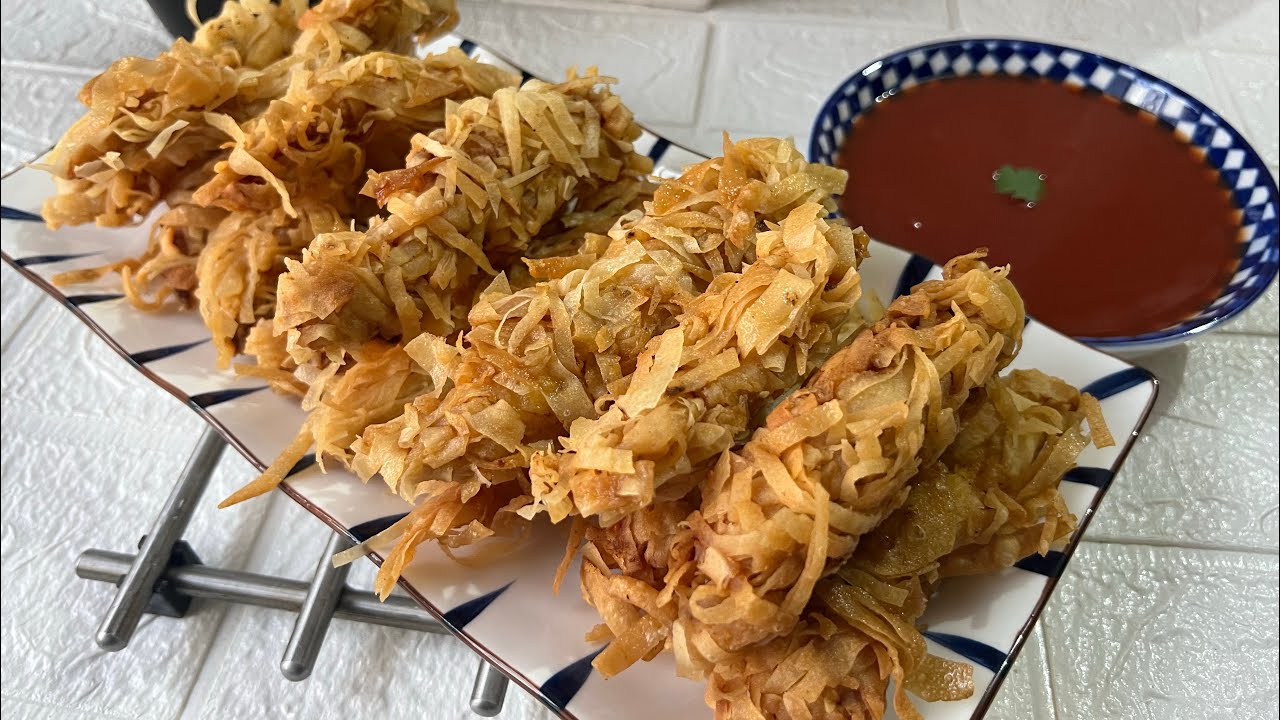Crispy Thread Chicken Recipe | Ramzan Special Thread Chicken | Laccha ...
