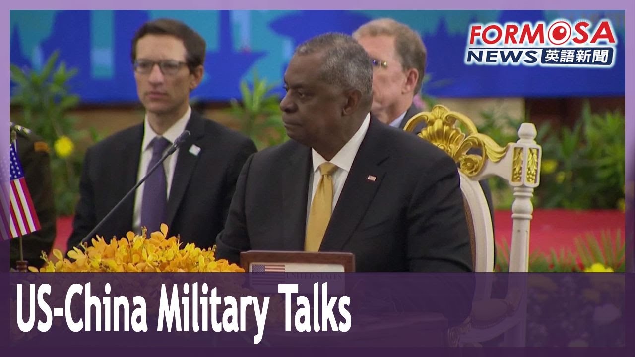 US and China military heads talk on sidelines of ASEAN meeting in ...