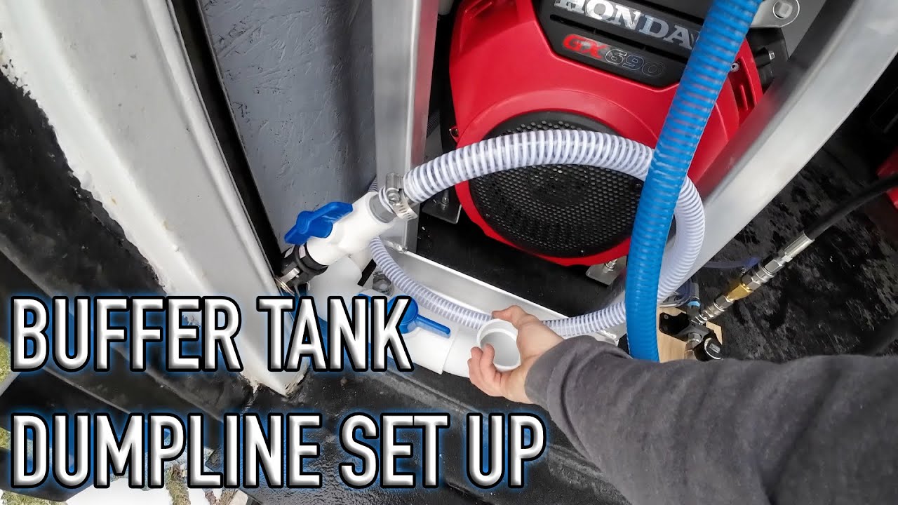 My Buffer tank dump line - YouTube