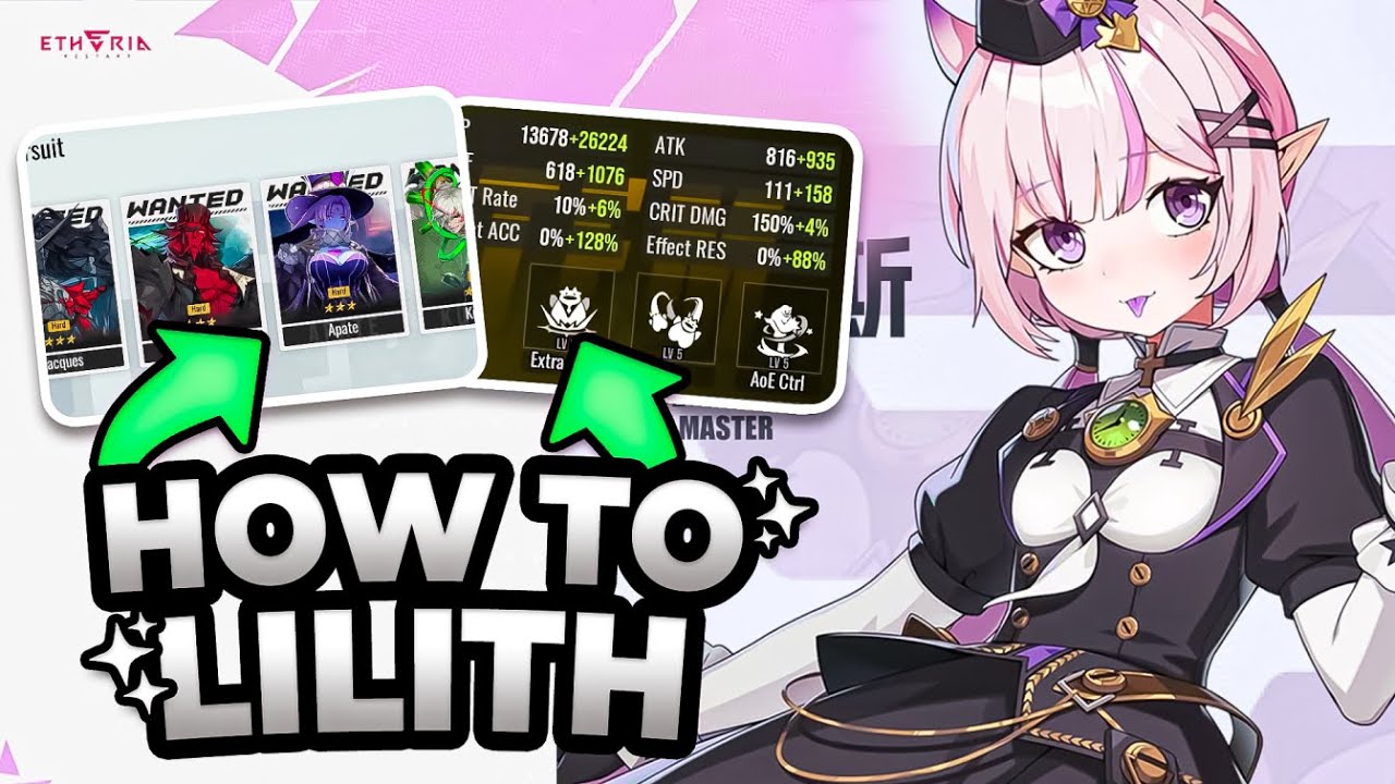 Lilith Character Guide! [Builds, Shells, Upgrades, and MORE] Etheria ...