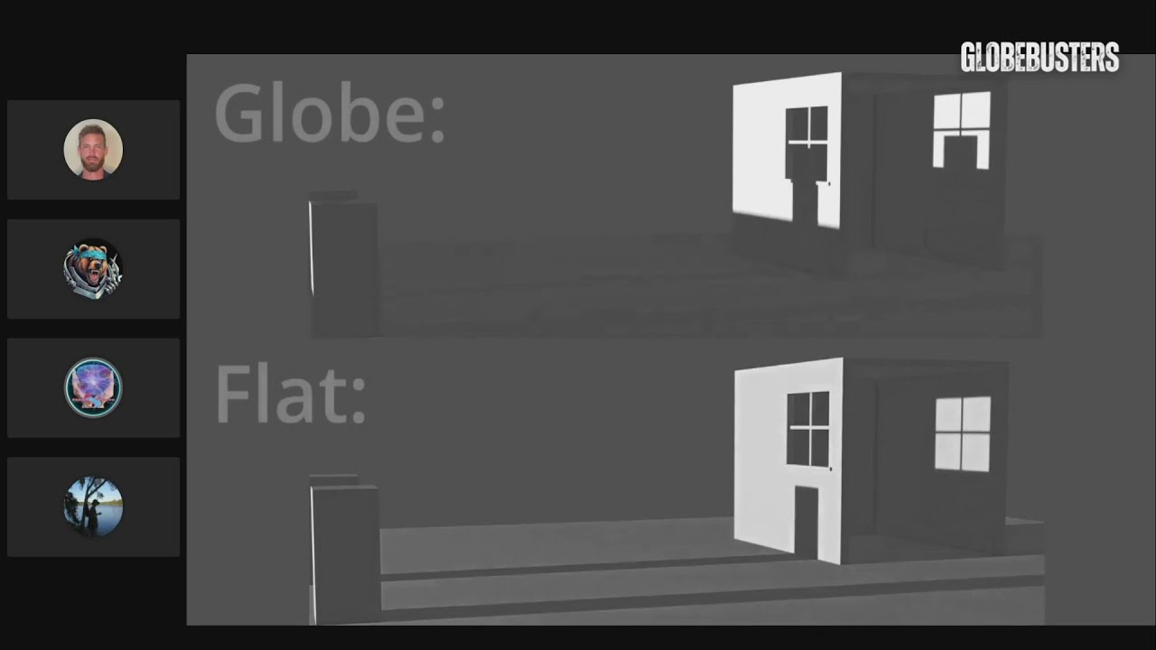 globe vs flat shadows simulation experiment... - YouTube