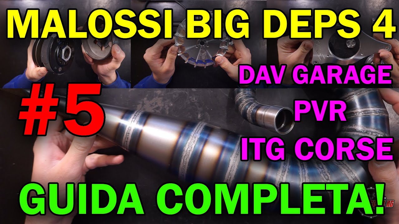 MEGA PROGETTO! UNBOXING frizione ITG CORSE - accensione PVR - marmitta DAVIDE POTO - avviamento ...