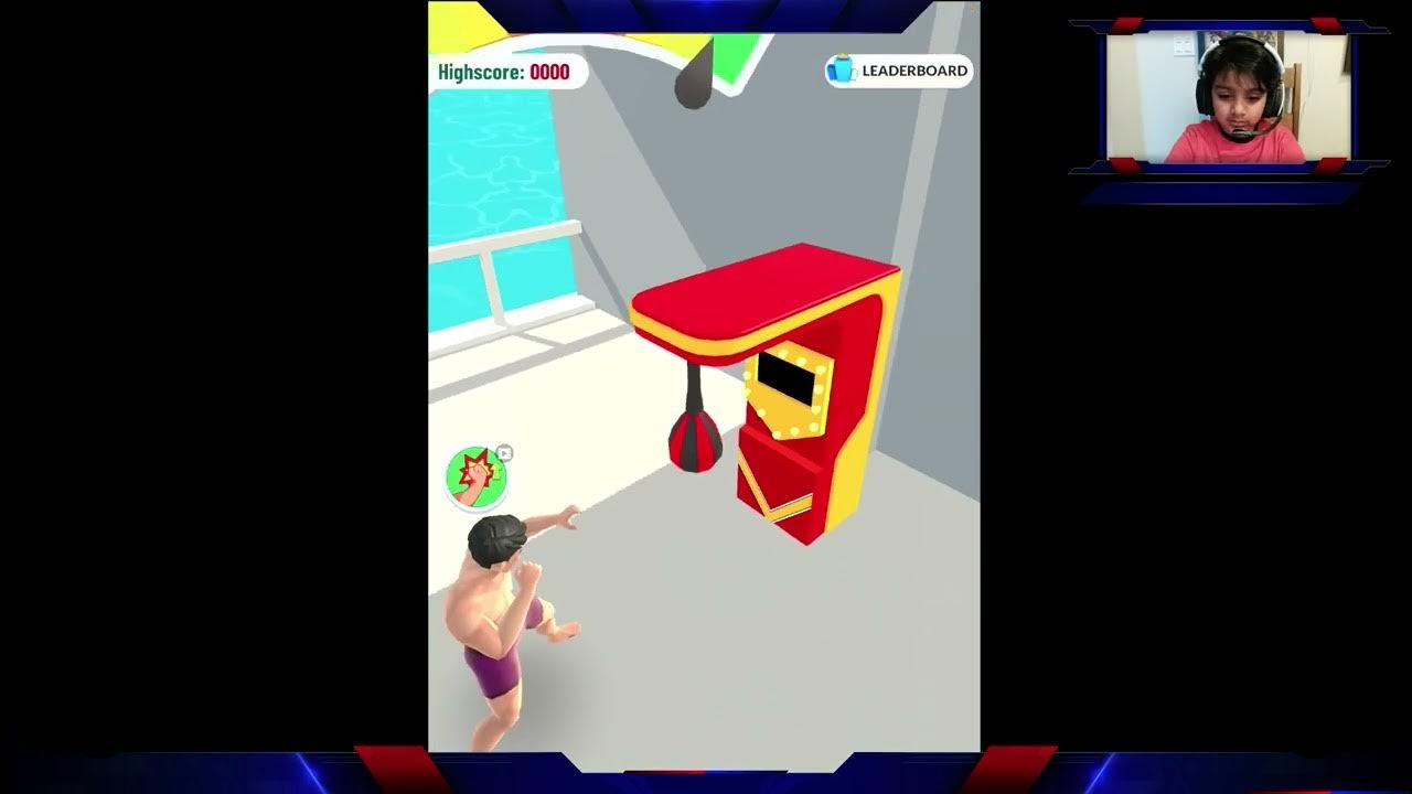 Idle Gym Life 3D: Jude playing video game - YouTube