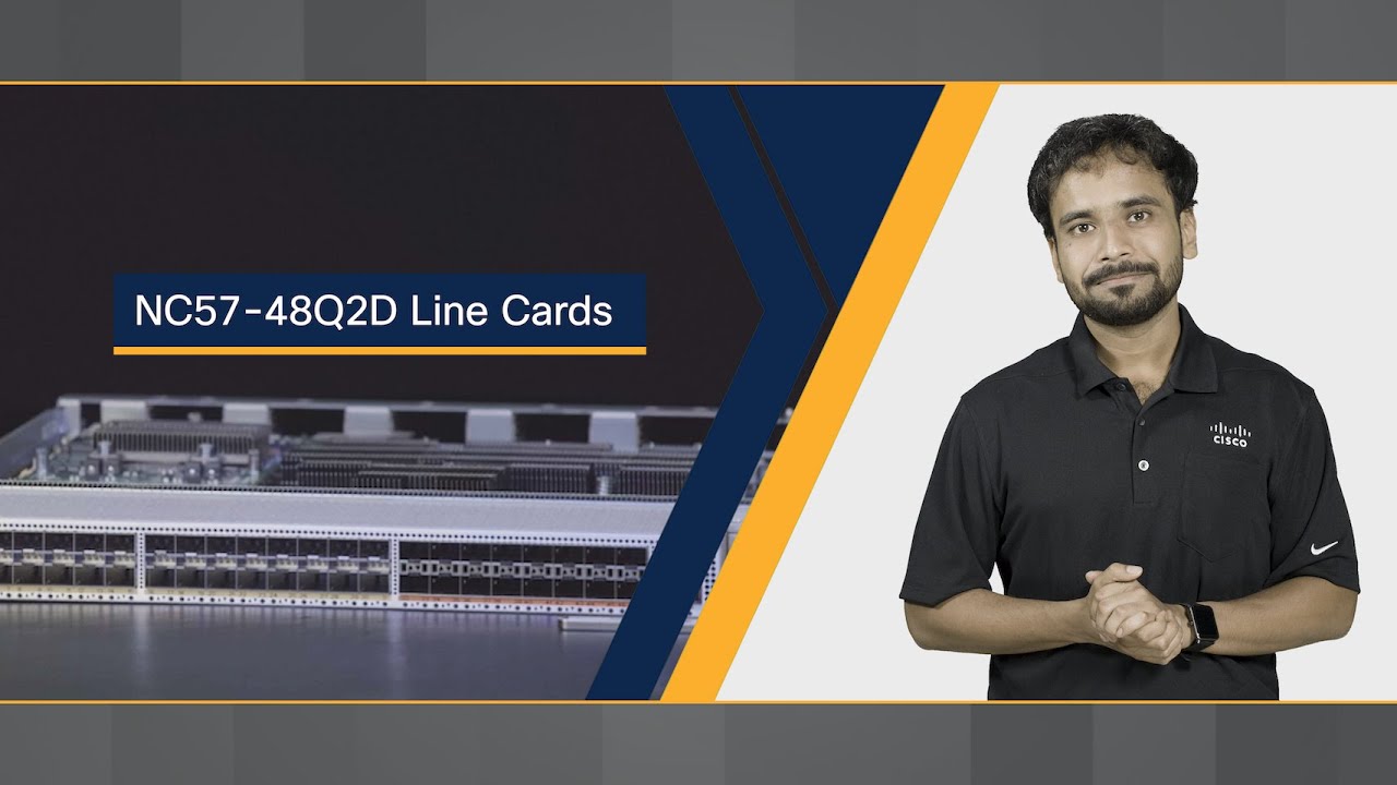Introducing NC57-48Q2D-(SE)-S: NCS 5700 Aggregation Line Card - YouTube