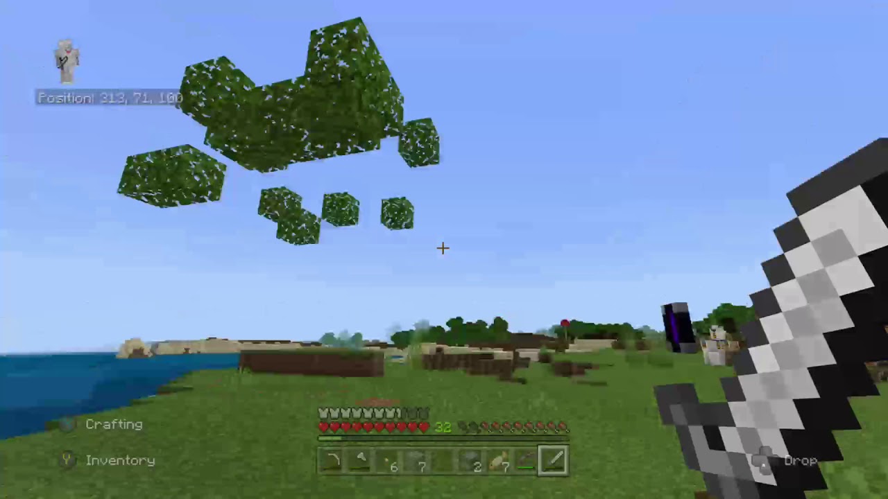 Minecraft: Building the XP grinder, and a close call. - YouTube