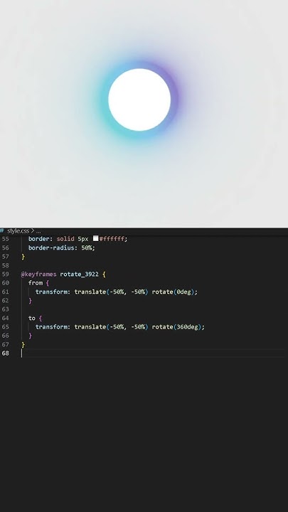 Colorful Loader In Css😍programming Coding Css Htmlcss Shorts Trending Html Animation