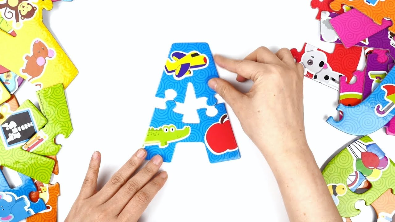 LEARN ALPHABET with PUZZLE CARDS | ABC Learning Essentials and ...