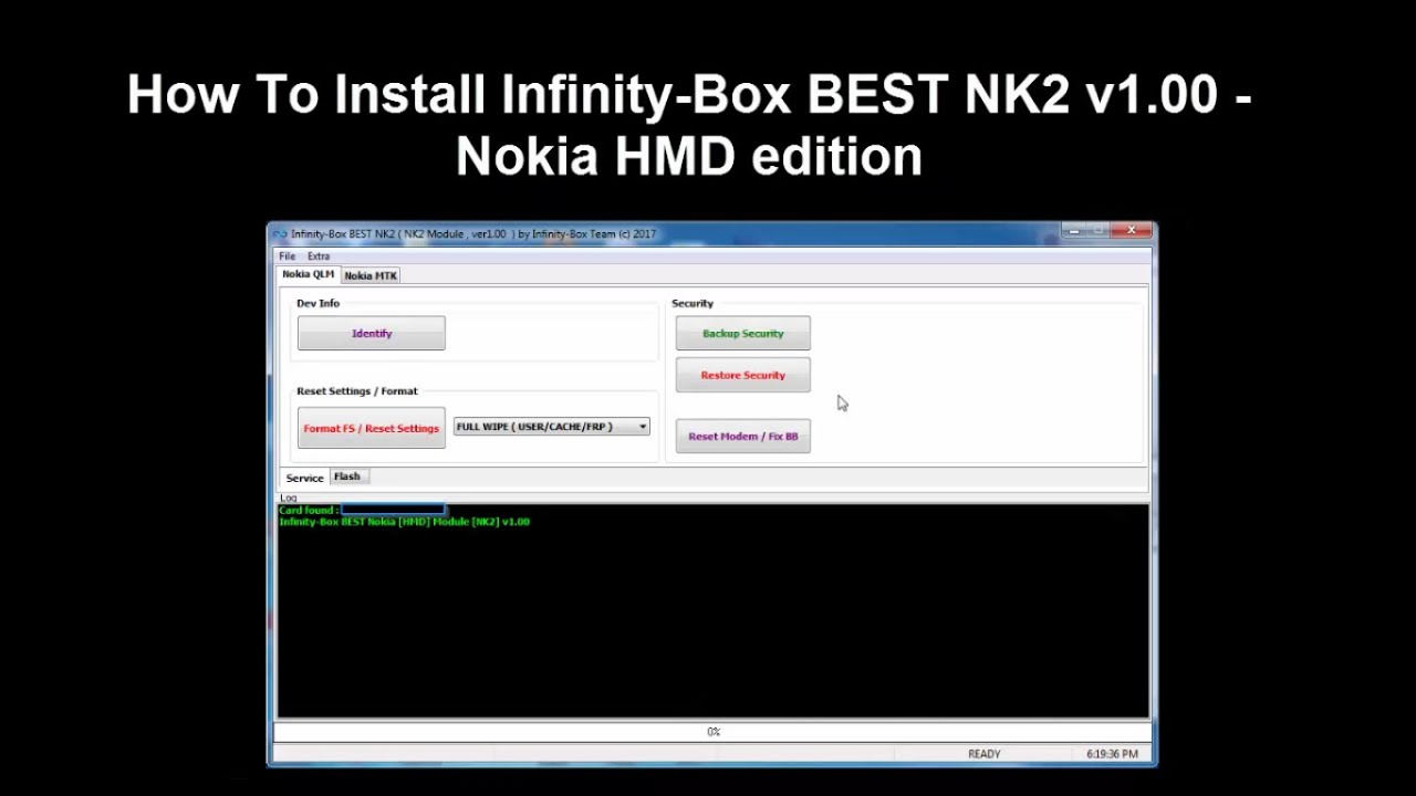 شرح طريقة تثبيت وتشغيل Infinity Box BEST NK2 v1.00 Nokia HMD edition ...
