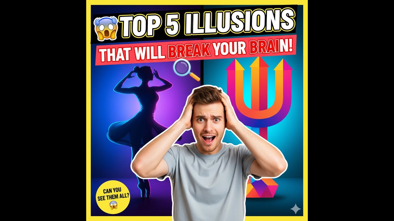 🤯 MIND-BENDING! Top 5 Optical Illusions That Will Break Your Brain ...